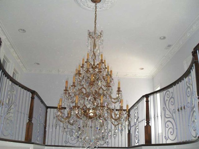 Reinforced ceiling for Chandelier - Chicago - by Scholl Construction ...