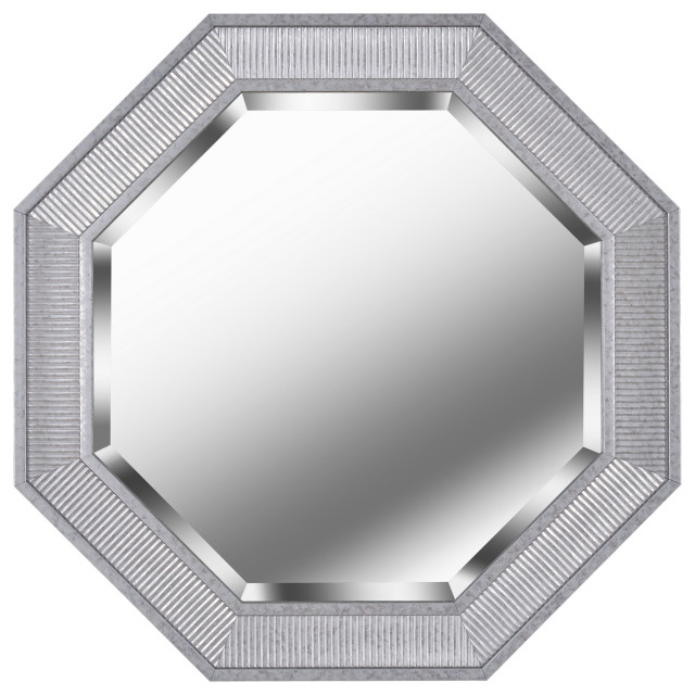 Kenroy 60454GAL Mirror, Galavant Collection, Galvanized Finish ...