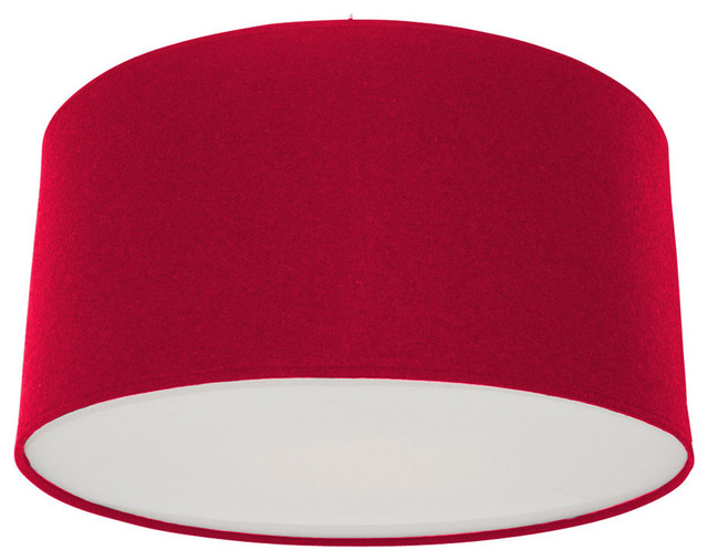 Innermost modern Kobe Pendant Medium Drum, Red - Contemporary - Pendant ...