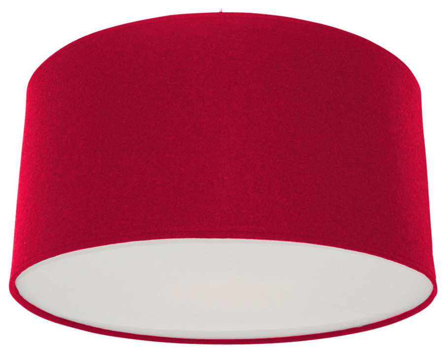 Innermost modern Kobe Pendant Medium Drum, Red - Contemporary - Pendant ...