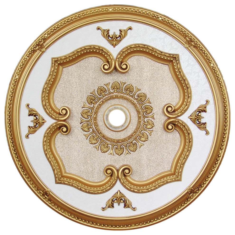 Artistry Lighting, Round 43" Antique Gold Ceiling Medallion (ART11-F ...