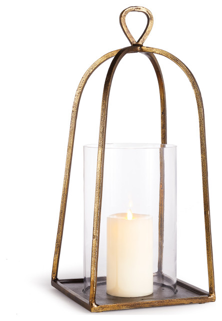 Celia Hurricane Large, 10.5x10.5x24 - Transitional - Candleholders - by ...