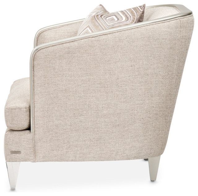 Camden Court Chair and Half - Flax/Platinum - Contemporary - Armchairs ...