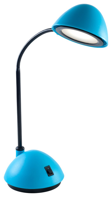 Lavish Home Bright Energy Saving LED Desk Lamp, Blue - Modern - Desk ...