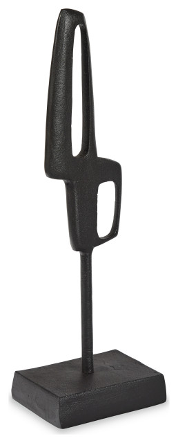 Abstract Asymmetrical Vertical Sculpture - Contemporary - Decorative ...