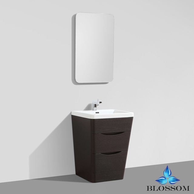 Venice 32" Vanity Set With Mirror, 142"x31.25"x31.5" - Contemporary ...