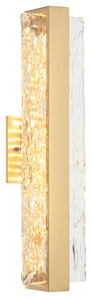 Matteo Lighting S02018AG Wall Sconce, Aged Gold Brass Finish ...
