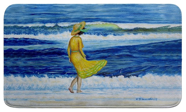 Rough Surf Bath Mat 18x30 - Beach Style - Bath Mats - by Betsy Drake ...