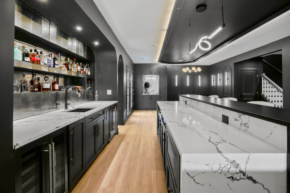 Speak Easy Vibe in Willowsford, Aldie, VA - Modern - Home Bar - DC ...