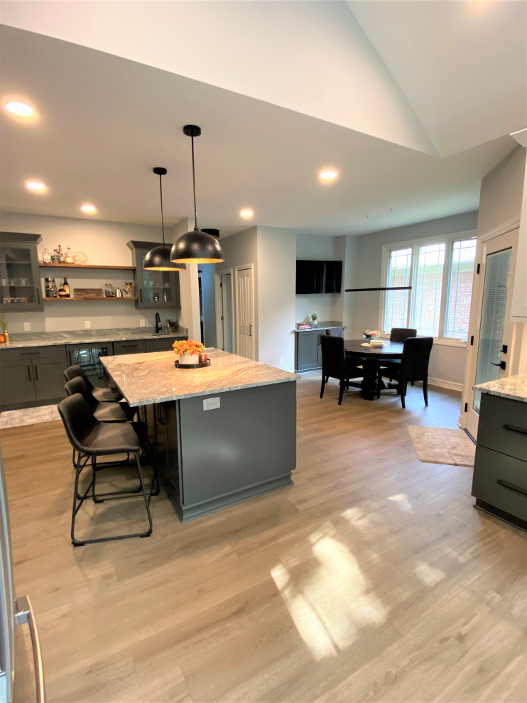 Showplace EVO Heritage CF Kitchen in Heron Plume & Graphite ...