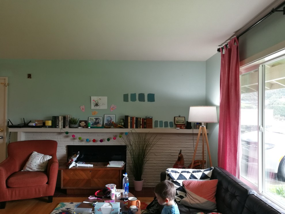 Extra wide fireplace - how to decorate? | Houzz Forum
