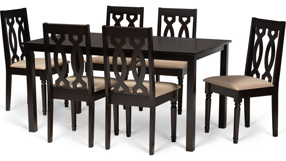Cherese 7 Piece Dining Set - Traditional - Dining Sets - by HedgeApple ...