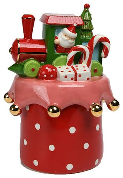 December Diamonds Candy Box with Train Figurine - Contemporary ...