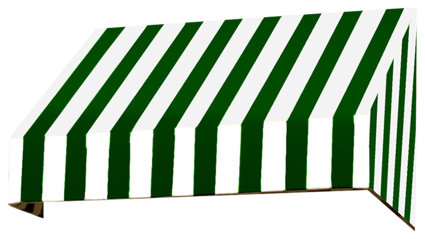 Awntech 6' New Yorker Acrylic Fabric Fixed Awning, 24" x 48 ...