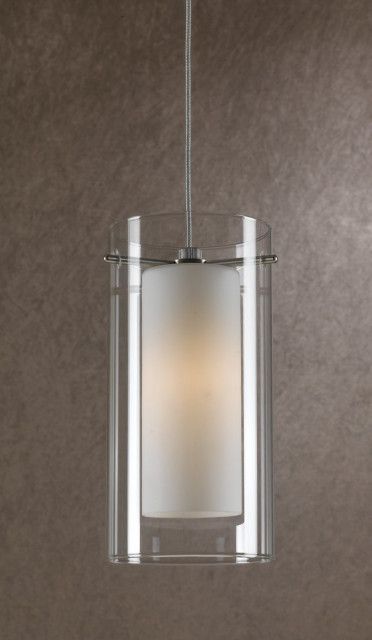 Cal Lighting Low Voltage Uni Pack Pendant, Brushed Steel - Transitional ...