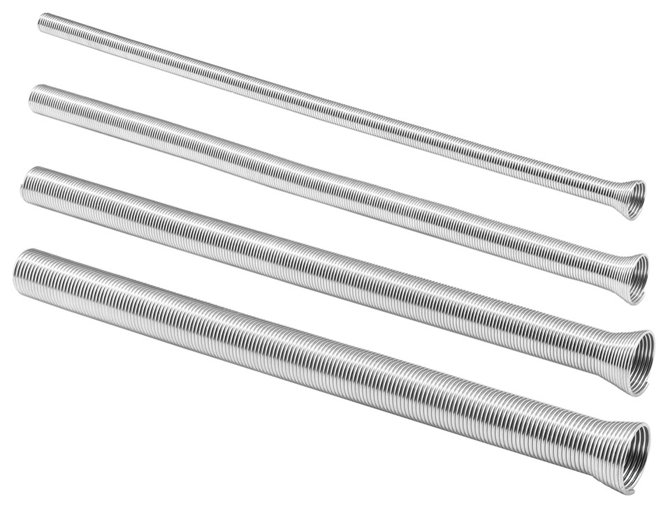 Tube Bending Spring Set, 4 pack, 1/4", 3/8", 1/2", and 5/8" - Hand ...