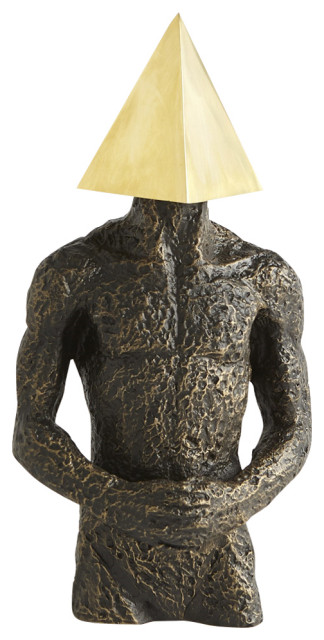 Pyramid Hero, Bronze - Contemporary - Decorative Objects And Figurines ...