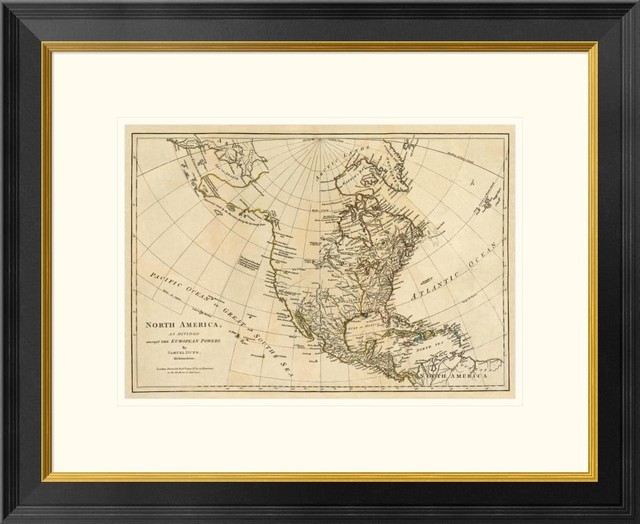 North America, As Divided Amongst The European Powers, 1776, 26"x1.5 ...
