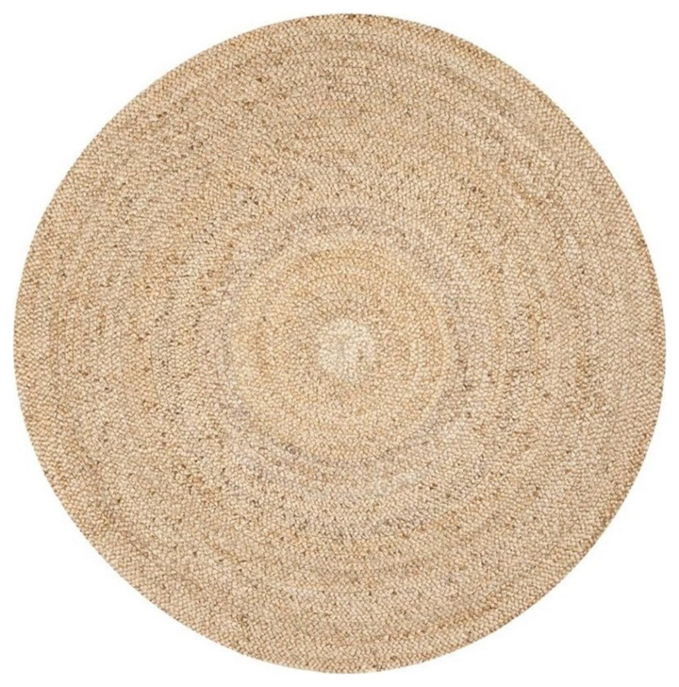 Safavieh Natural Fiber Natural Area Rug - Round 5', Round 9' - Beach ...