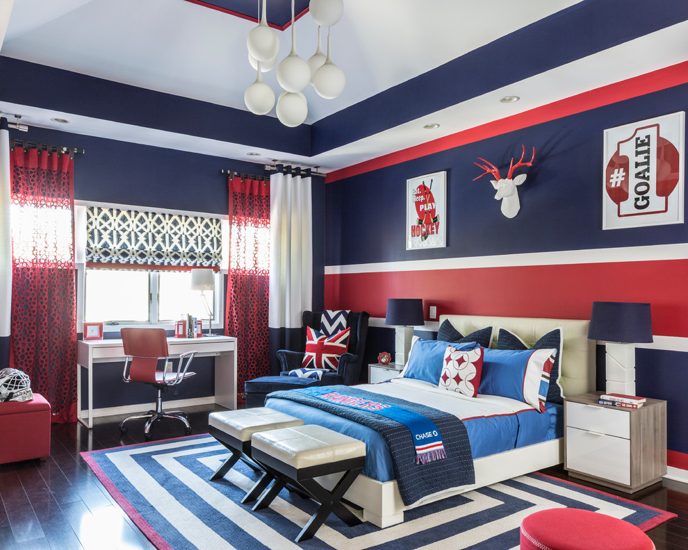 Let's Go Rangers - Bedroom - New York - by House of Style & Design