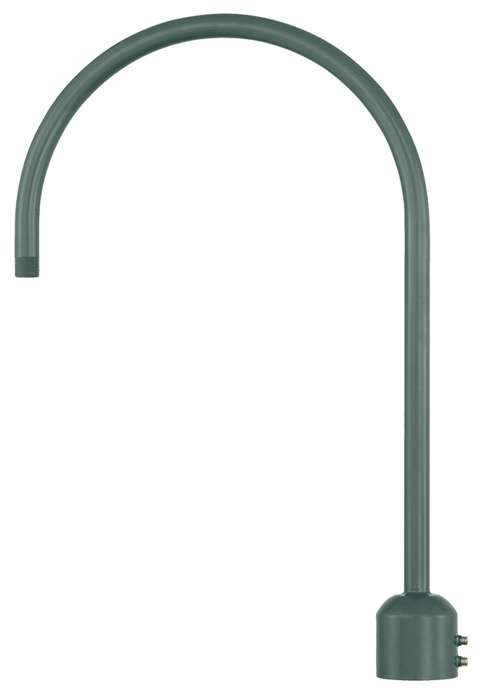 Millennium RPAS-SG One Light Post Adapter, Satin Green Finish ...