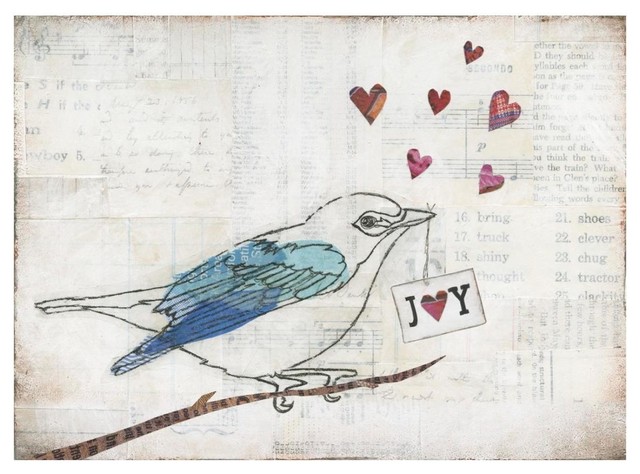 "Love Birds I Joy" Digital Paper Print by Courtney Prahl, 18"x14", 26 ...