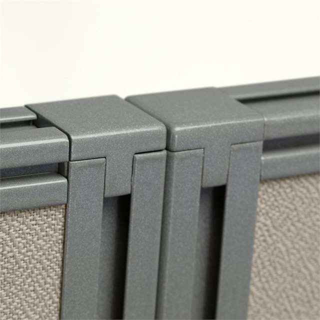 Bush Business Furniture Easy Office 60W Cubicle Desk with 66H Closed ...