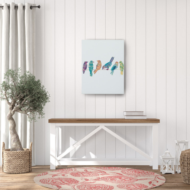 Antique Flowers Spring Chenille Rug, 5' Round - Contemporary - Area ...