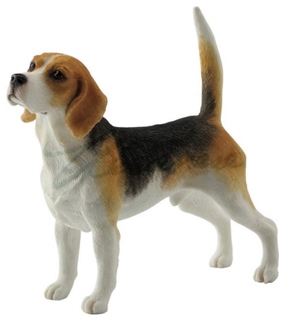 Beagle Dog Figurine Art Statue Sculpture - Contemporary - Decorative ...