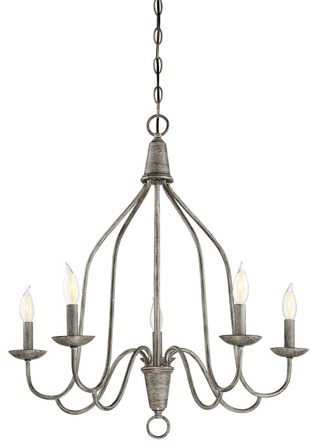 Beautiful Things Lighting Costiero 5 Light Chandelier 41856 - Farmhouse ...