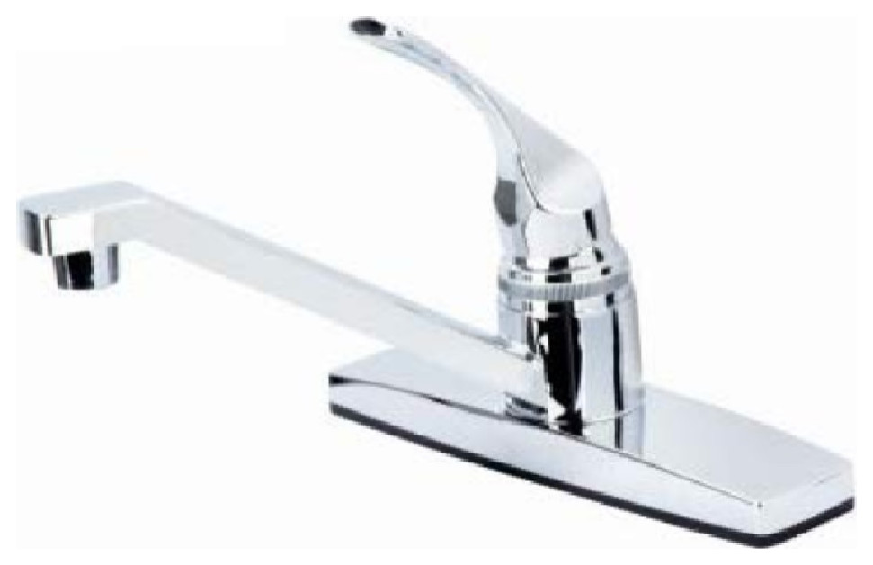 LDR 012 1105CP-CG Single Handle Non Metallic Kitchen Faucet, Chrome ...