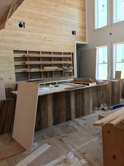 Treatment of Inside of Kitchen Reclaimed Wood Drawers