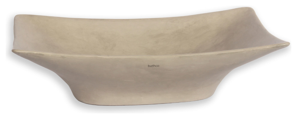 New Magdalena B Microcement Sink - Contemporary - Bathroom Sinks - by ...