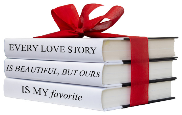 Love Story Quote Book Stack, 3-Piece Set - Traditional - Books - by ...