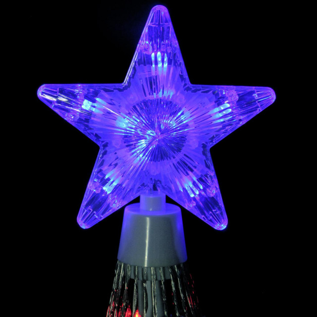 4' Multi-Color LED Lighted Show Cone Christmas Tree Outdoor Decoration ...