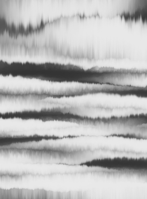 Ombre Ink Stripes Peel and Stick Vinyl Wallpaper, 24"x108 ...