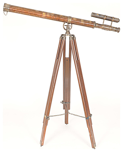 Telescope With Stand-40 Inch - Beach Style - Telescopes - by Old Modern ...