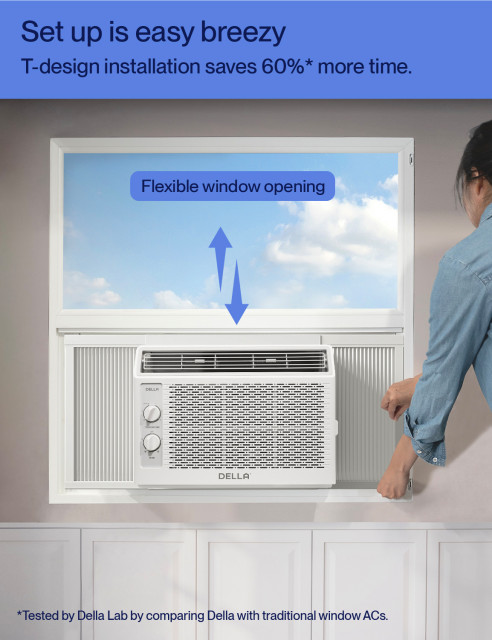 Energy Saving Window Air Conditioner, Easy Mechanical Control, 5000 Btu ...