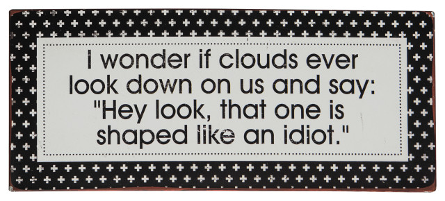 Metal Sign "Clouds" - Contemporary - Metal Wall Art - by VIP ...