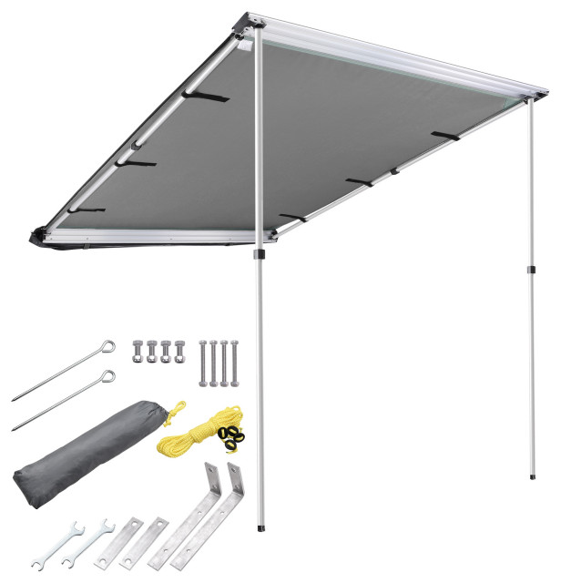 Yescom 4.6x6.8' Car Awning Vehicle SUV Truck Rooftop Roof Rack Awning ...
