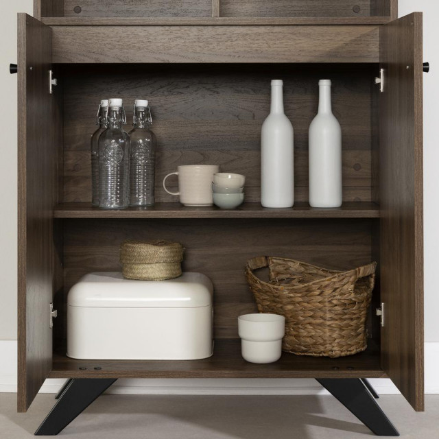 Flam Storage Unit, Natural Walnut - Contemporary - Accent And Storage ...