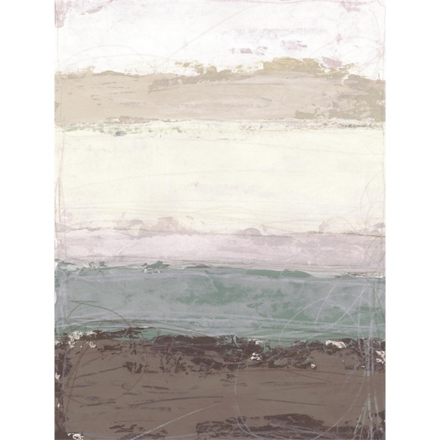 Giant Art 72x54 Strata Horizon I Fine Art Giant Canvas Print in Green ...
