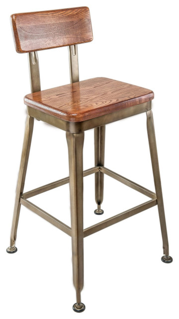 Brocha Stool, Bar - Industrial - Bar Stools And Counter Stools - by AFB ...