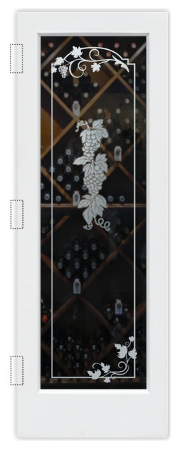 Wine Door - Grapes Strand Grape Ivy - Primed - 28" x 80" - Book/Slab ...