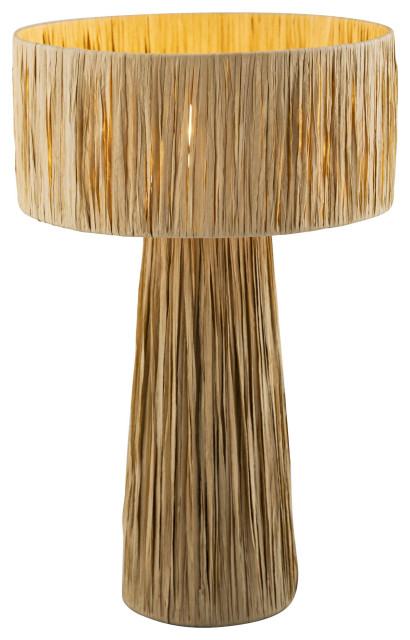 Shelby Raffia Table Lamp - Transitional - Table Lamps - by TOV ...