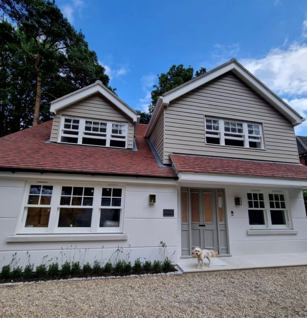 Charisma Rose in New-England style home - Contemporary - House Exterior ...