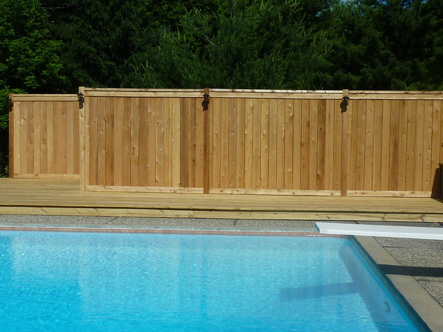 Custom Wood Fence - Traditional - Pool - Grand Rapids - by Fence ...