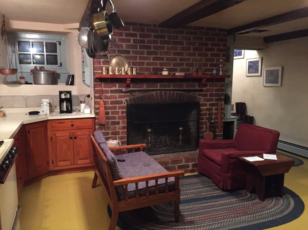 1760 Brick house needs new kitchen in the English Basement