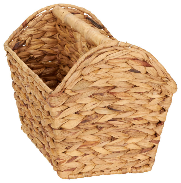 Wicker Magazine Basket - Tropical - Magazine Racks - by Household ...