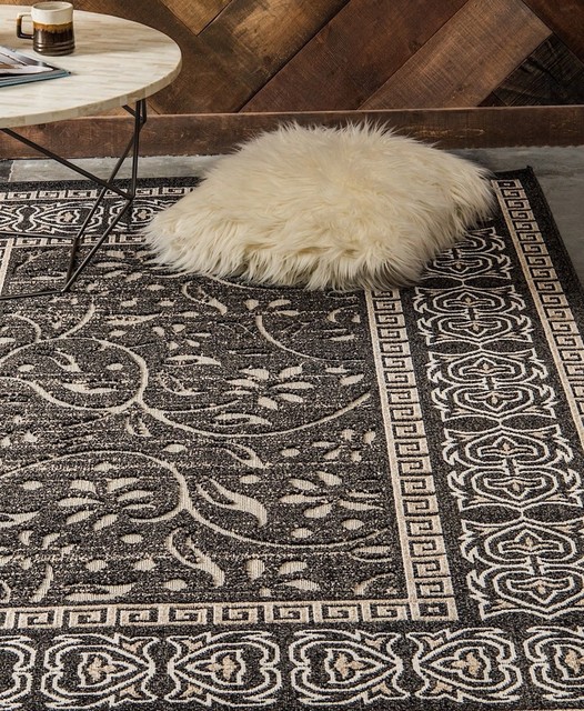 Contemporary Veranda Area Rug, 9'x12' - Traditional - Outdoor Rugs - by ...